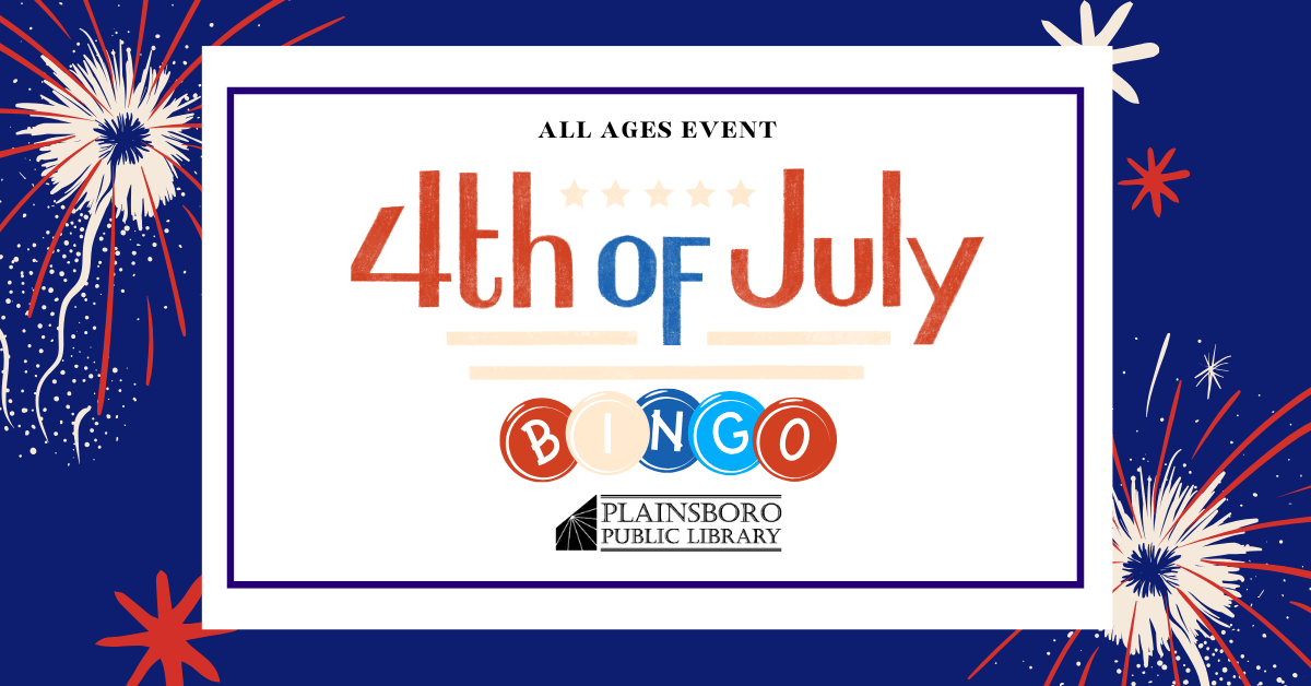 4th of July BINGO - Plainsboro Public Library